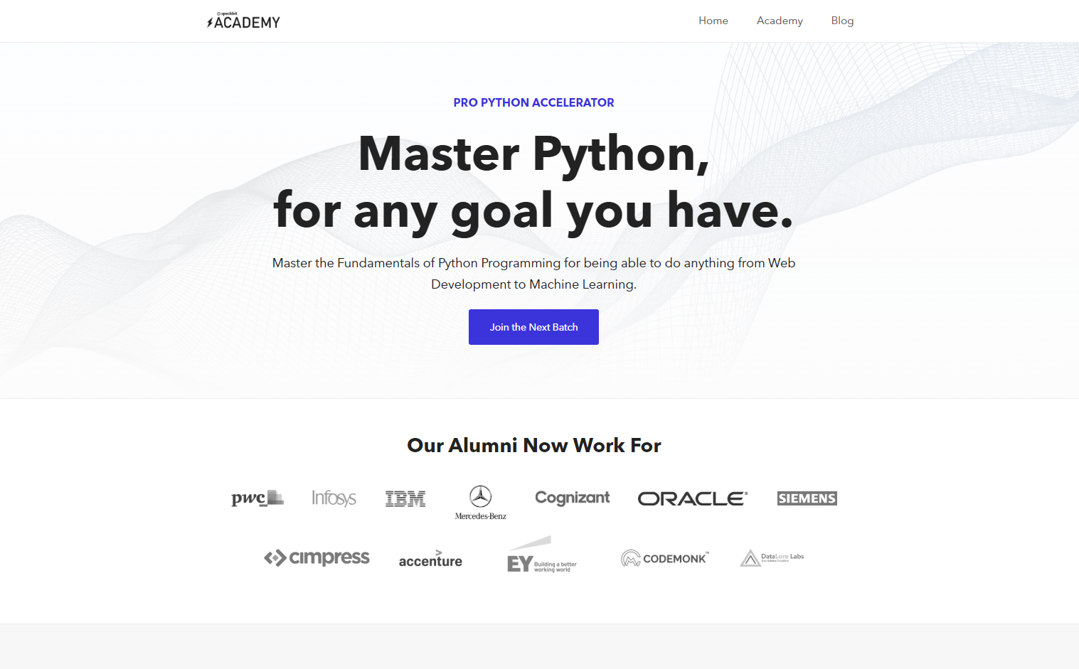 Pro Python Accelerator